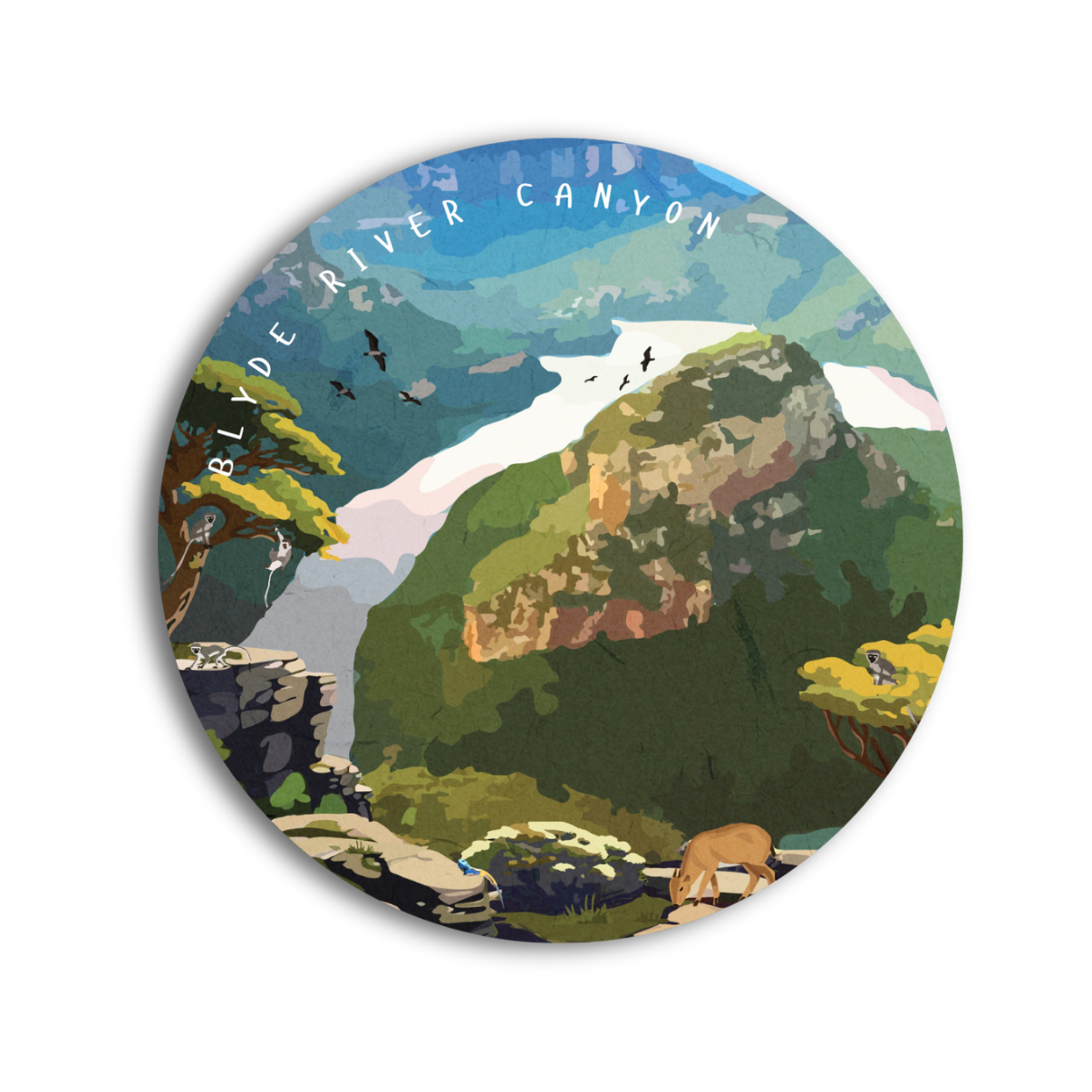 Blyde River Canyon Coaster – Roam Travel Poster Co.