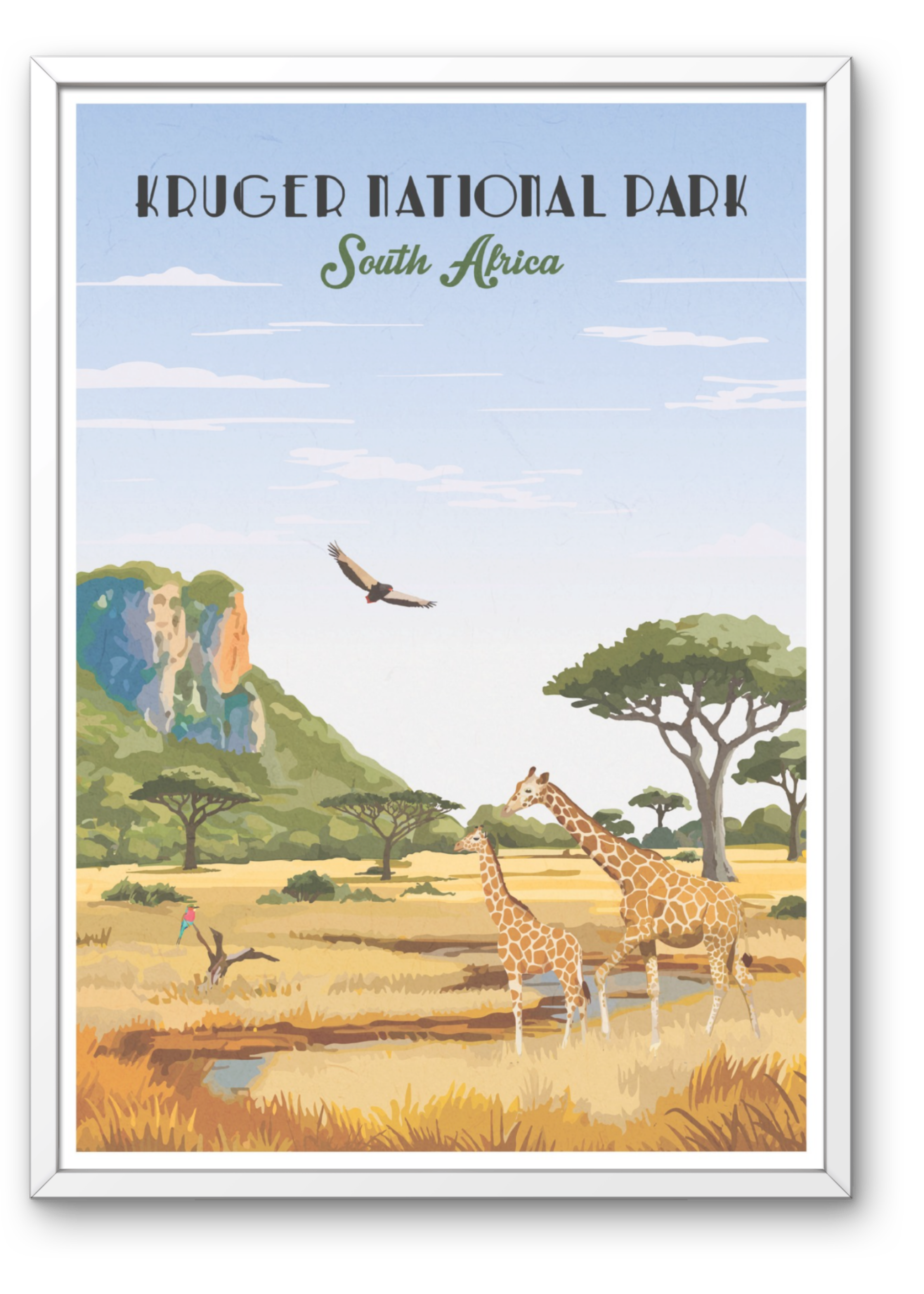 South African Travel Art/Posters | Roam Travel Poster Co.