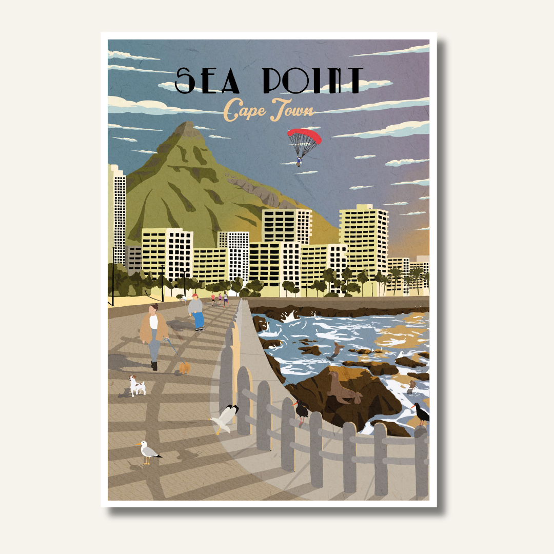 Sea Point – Roam Travel Poster Co.