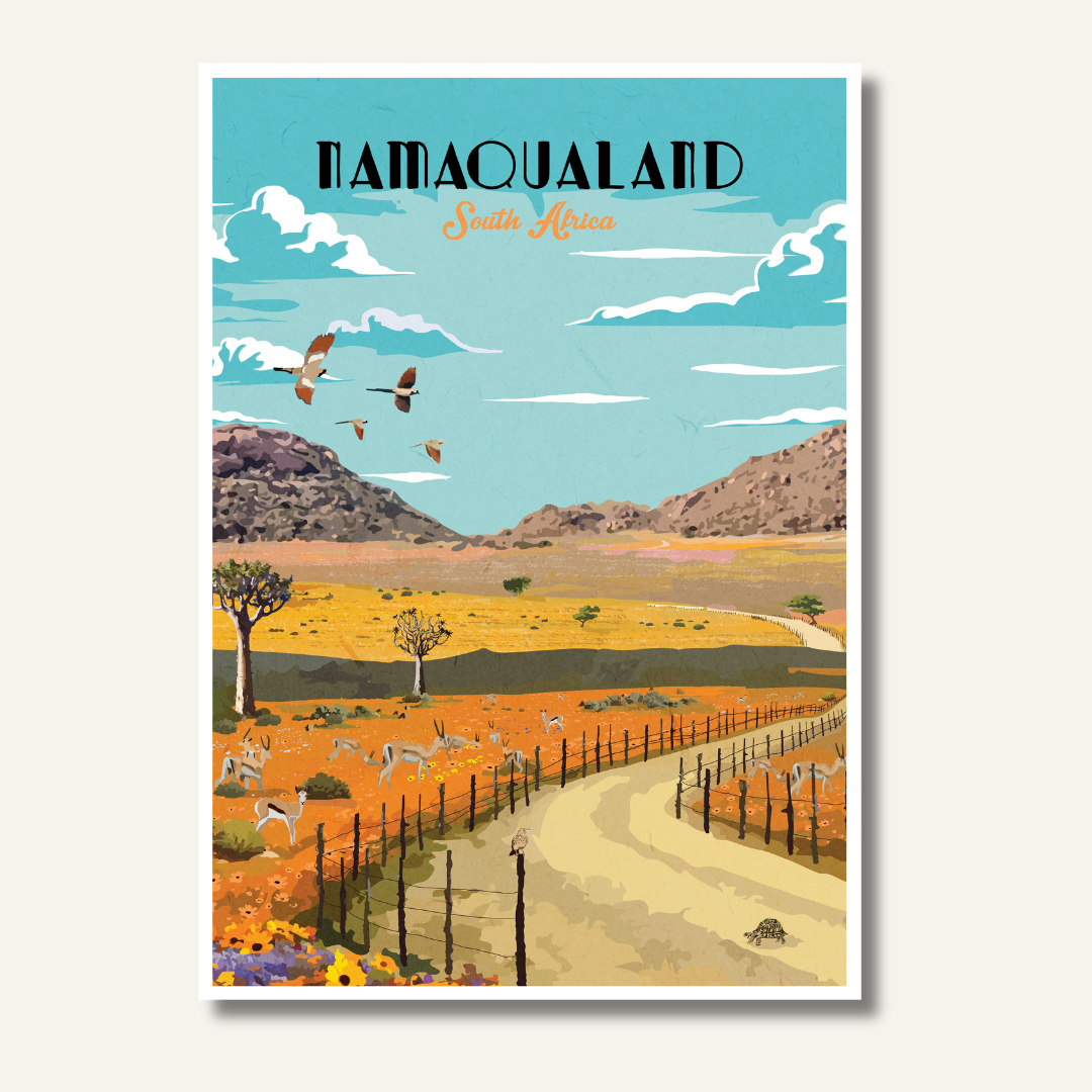 Namaqualand – Roam Travel Poster Co.