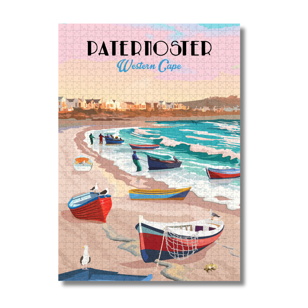 Paternoster Wooden Jigsaw Puzzle – Roam Travel Poster Co.